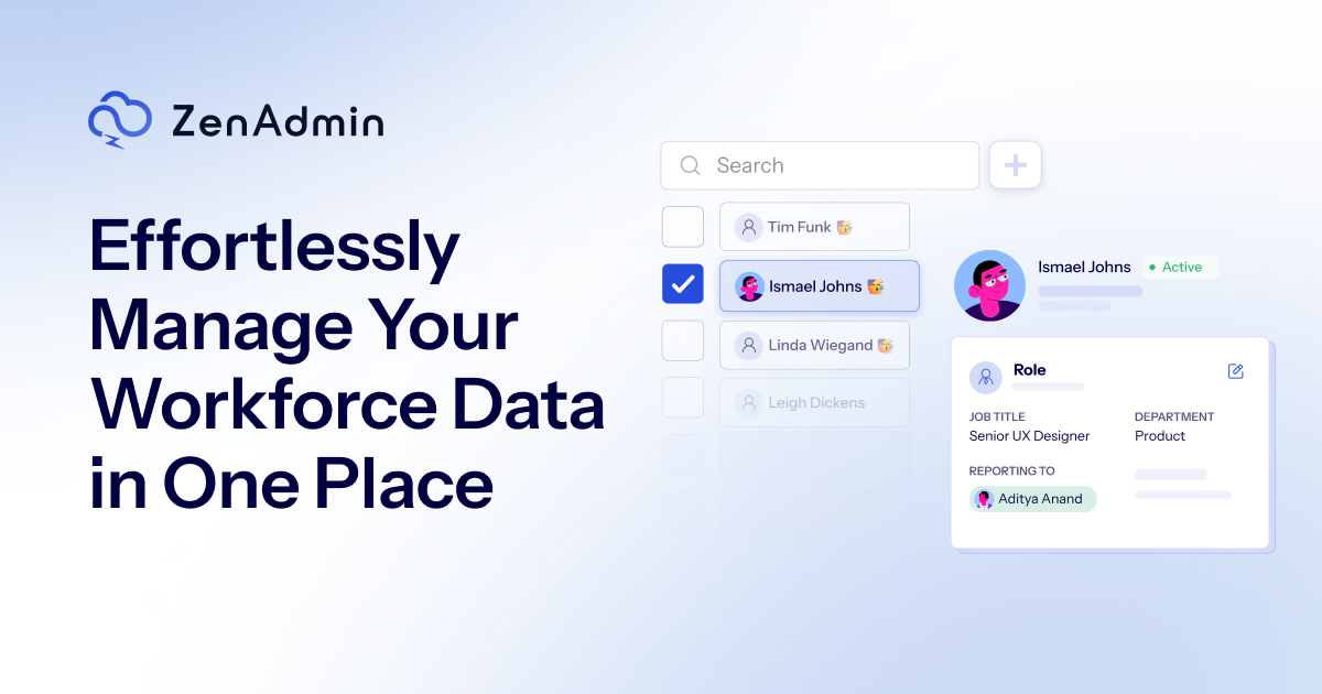 ZenAdmin | Employee Directory Management